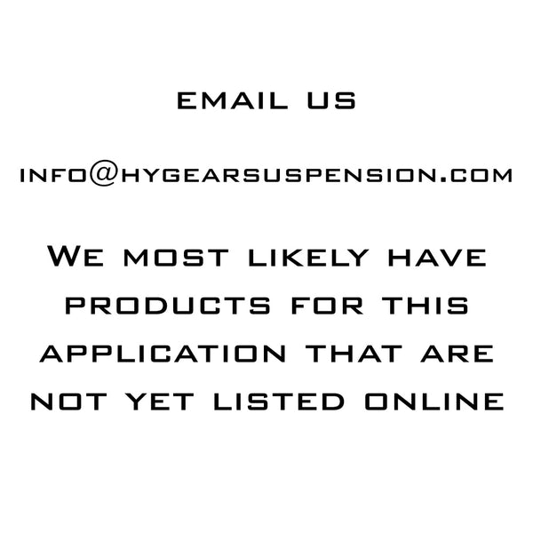 New Products Coming Soon – Hygear Suspension