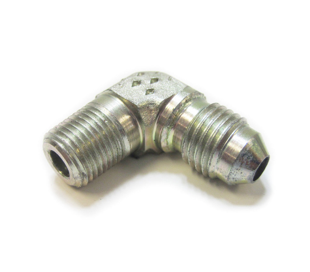 1/8" NPT Male To 7/16-20 JIC Male Short 90, Steel – Hygear Suspension