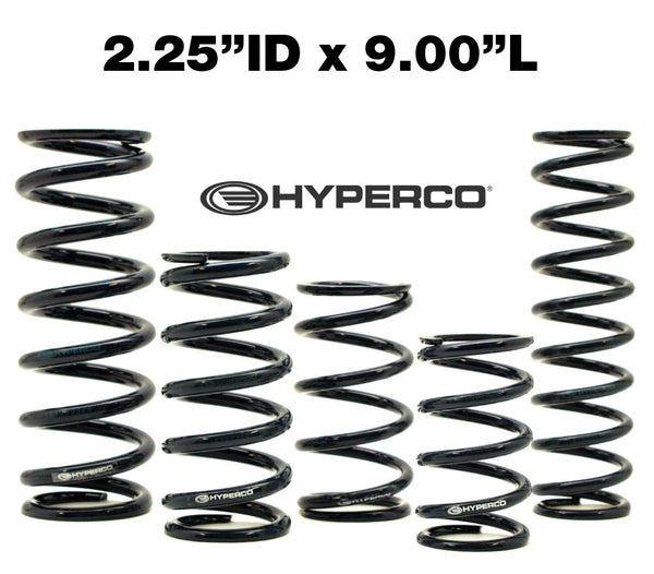 Hypercoil 2.25"ID x 9.00"L Spring (Select Rate) – Hygear Suspension